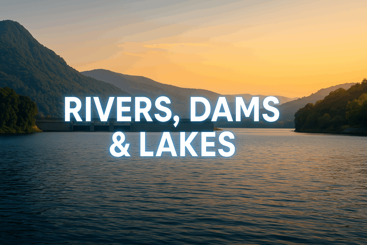 Rivers, Lakes & Dams Notes in Hindi - SmartGK.in